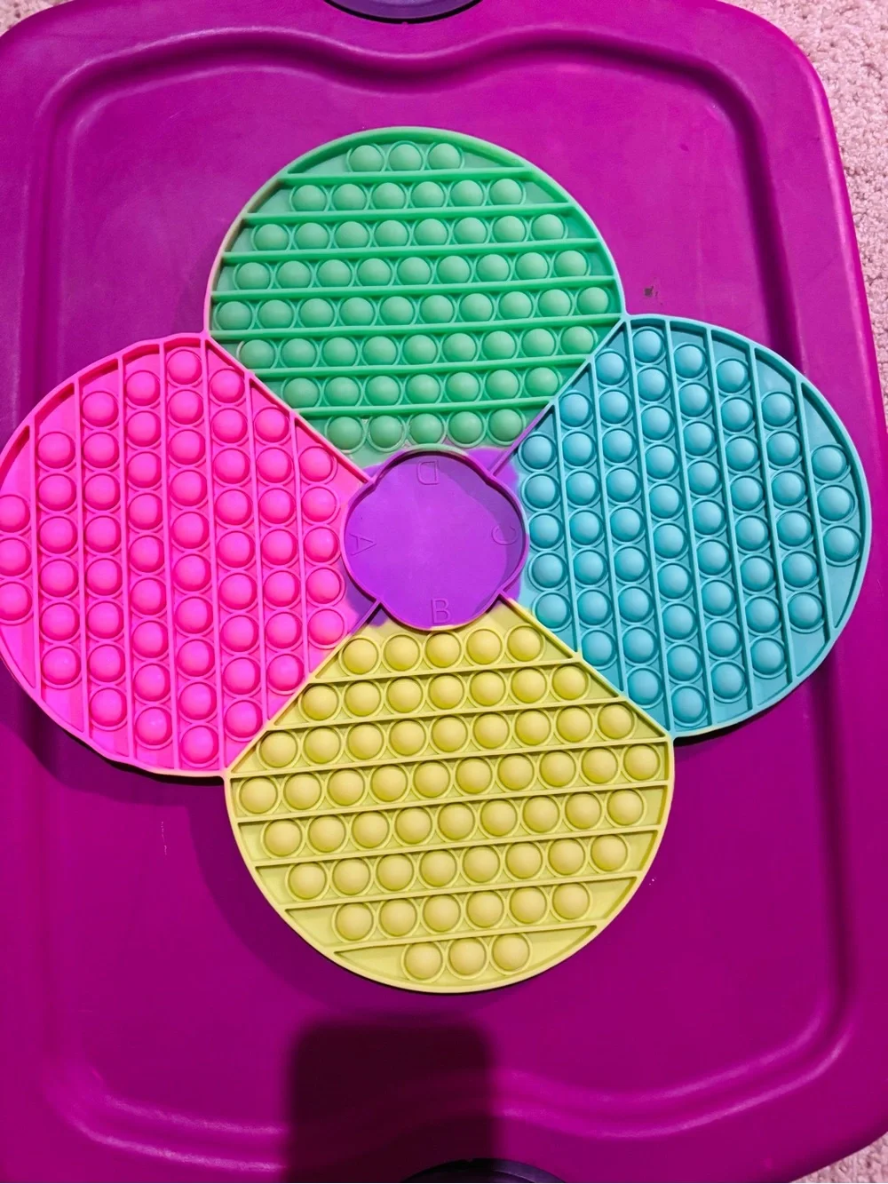 Toys | Giant Flower Pop It Fidget Toy | Poshmark